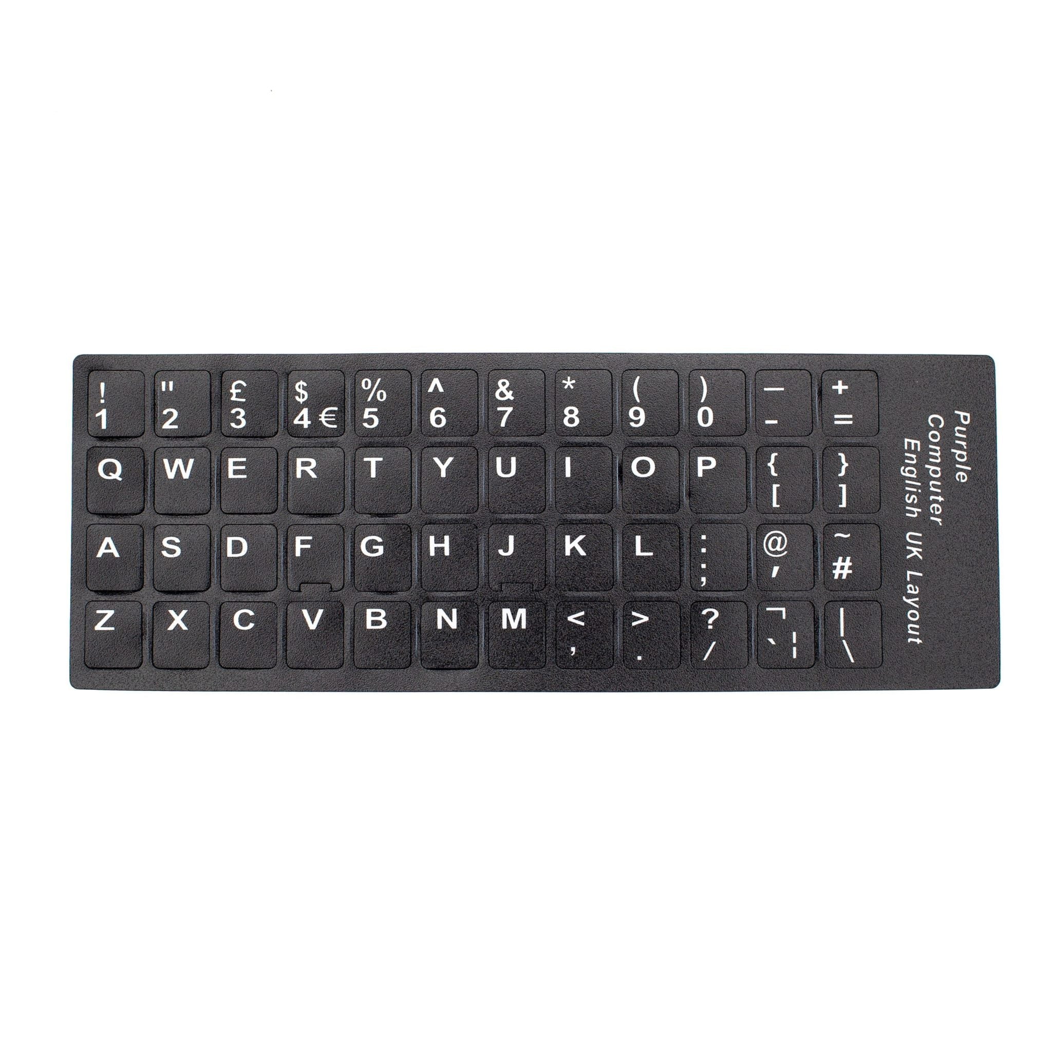 New Vinyl Decal Keycap Stickers (2 Sets) | Purple Computer