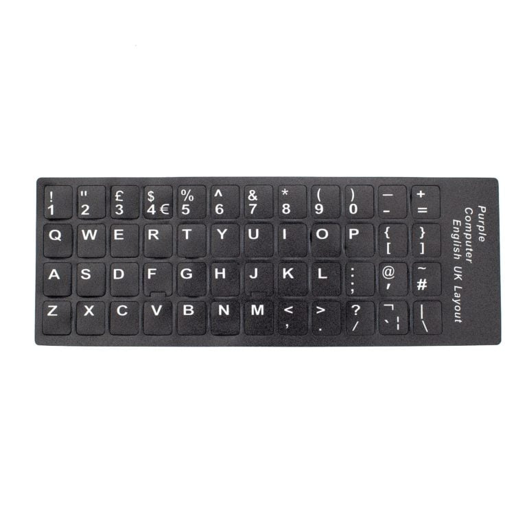 New Vinyl Decal Keycap Stickers (2 Sets) | Purple Computer