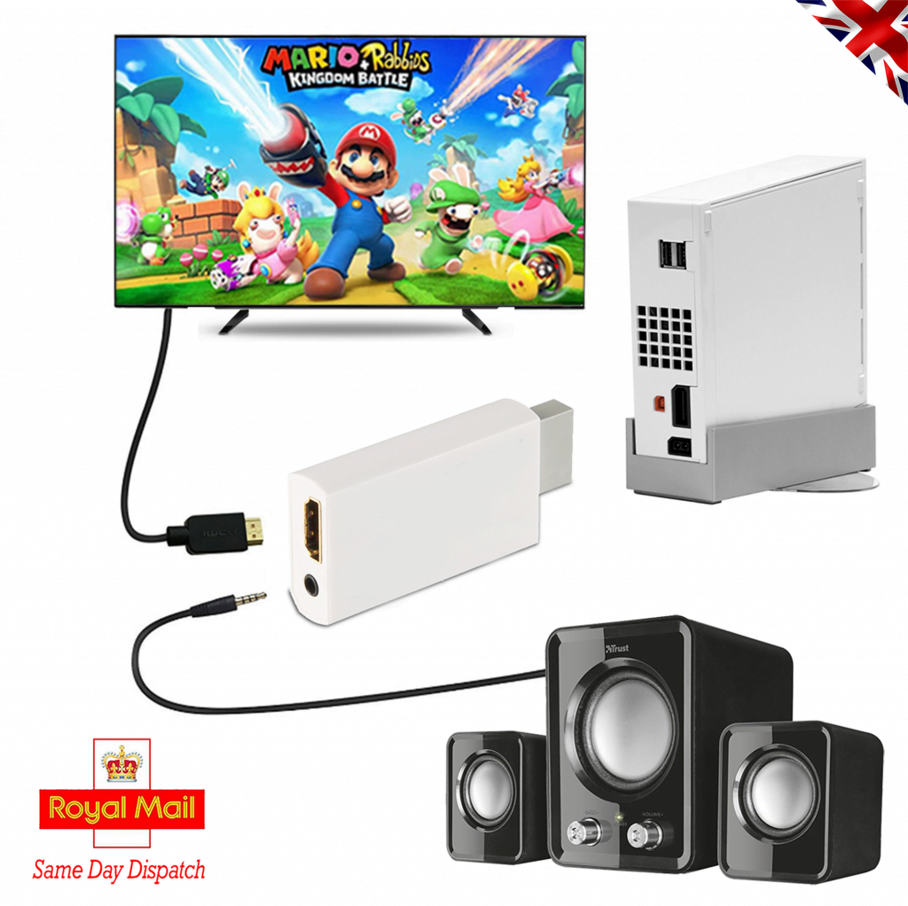 Wii to HDMI 1080p Audio Output Converter | Purple Computer