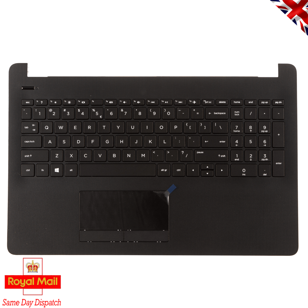 New HP Pavilion Black Palmrest US QWERTY Keyboard 15-bs 15-bw 250 255 ...