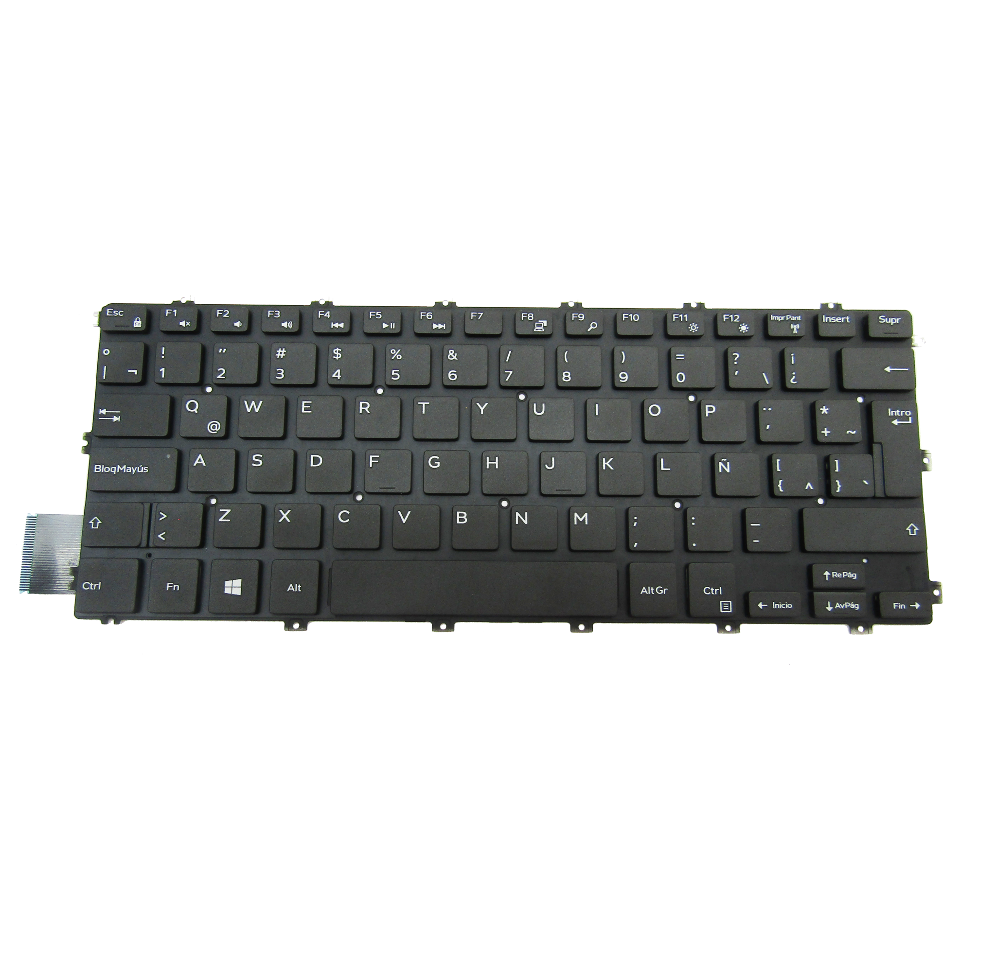 New Black UK QWERTY Backlit Keyboard | Purple Computer
