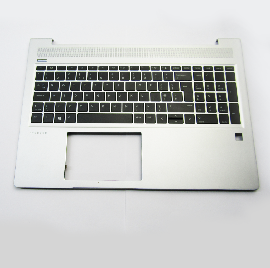 New HP Probook Palmrest UK QWERTY Keyboard L45091-031| Purple Computer